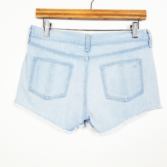 rag & bone | Shorts | Rag Bone Jeans Cut Out Shorts Light Blue Size 25 ...